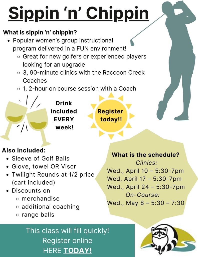 Women's Golf - Raccoon Creek Golf Course